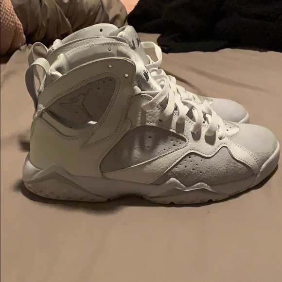 Jordan | Shoes | Air Jordan 7s White Gray | Poshmark